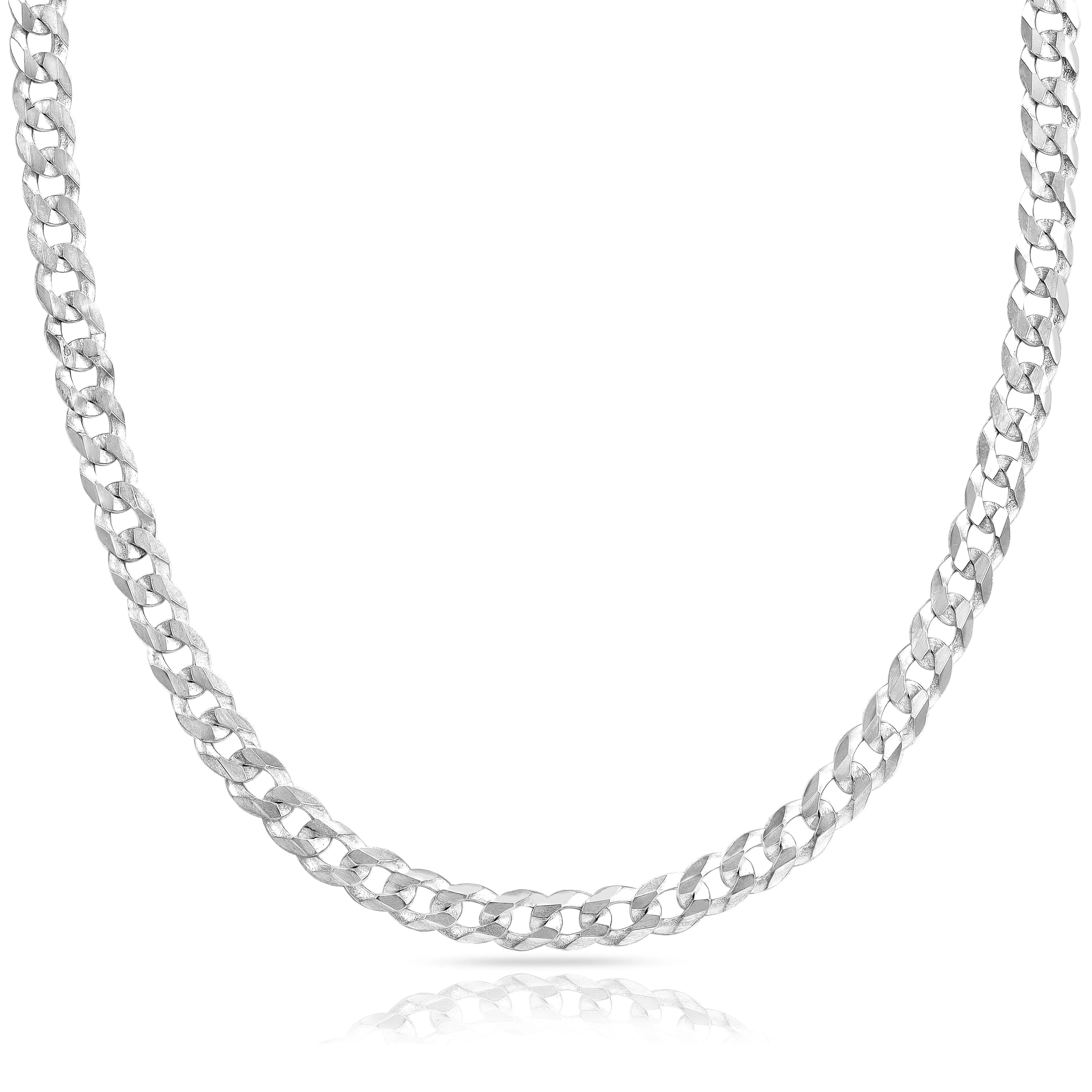 4mm curb chain made of 925 sterling silver by Taipan Jewellery